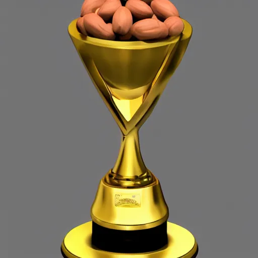 cgi render of a peanut trophy | Stable Diffusion | OpenArt