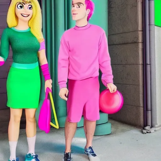 cosmo and wanda in a diferent colors nickelodeon | Stable Diffusion ...