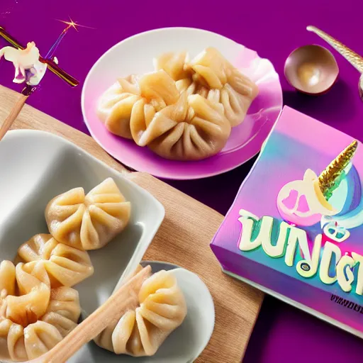 Unicorn dumplings; professional advertisement | Stable Diffusion | OpenArt