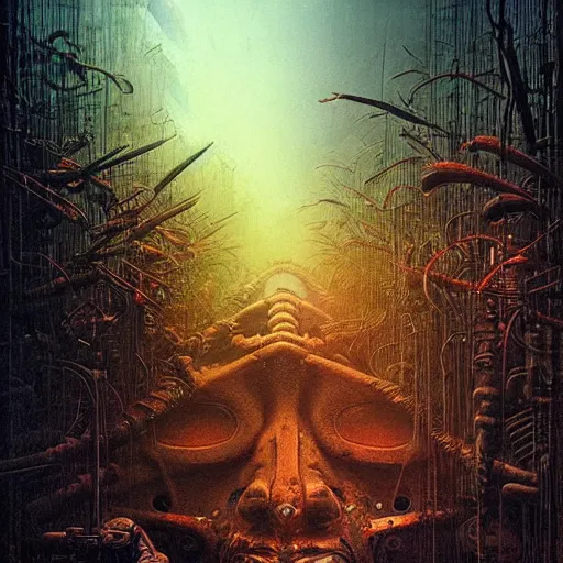 vietnam war, cyborg marines, mutant jungle, by | Stable Diffusion | OpenArt