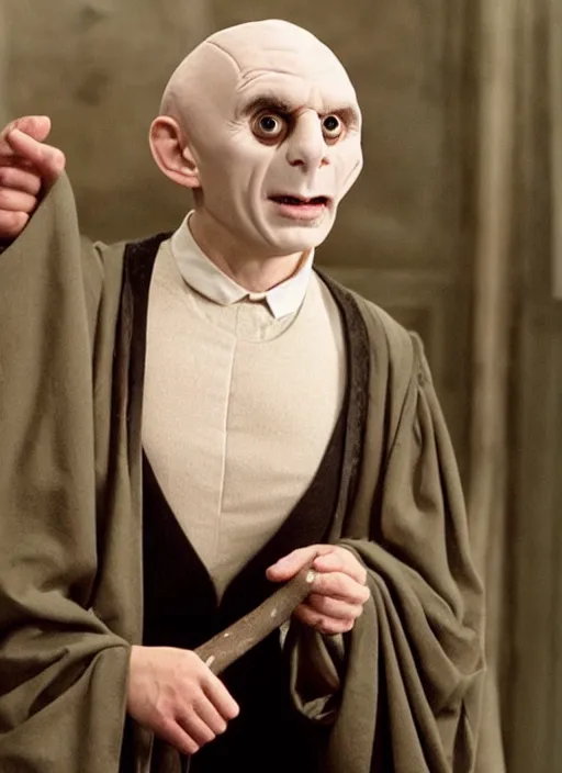 Rowan Atkinson as Voldemort | Stable Diffusion