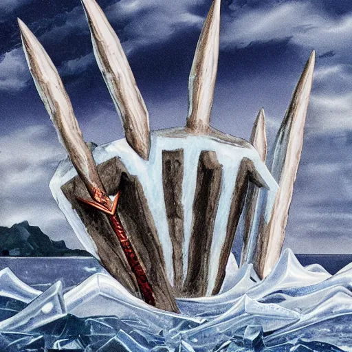 ice giant with trident | Stable Diffusion | OpenArt