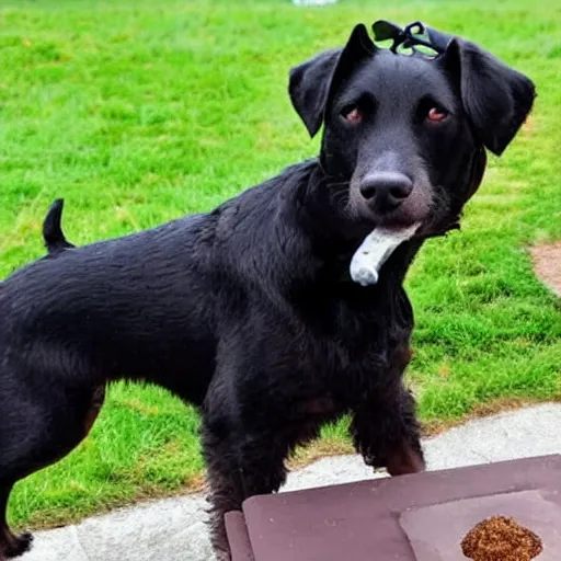 dog making poop on russian flag | Stable Diffusion | OpenArt