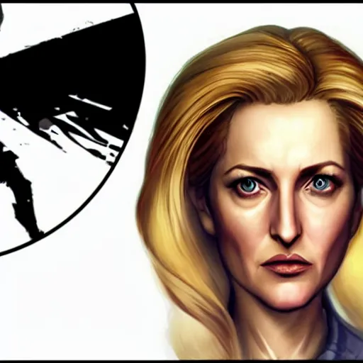 Gillian Anderson as a character in the game League of | Stable ...