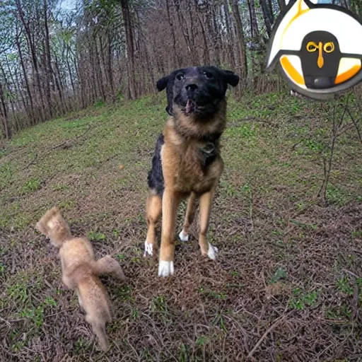 cuboid dog trail cam footage | Stable Diffusion | OpenArt