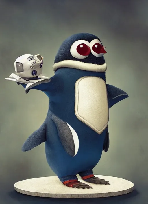 astronaut penguin in world adventure movie by nuri | Stable Diffusion ...