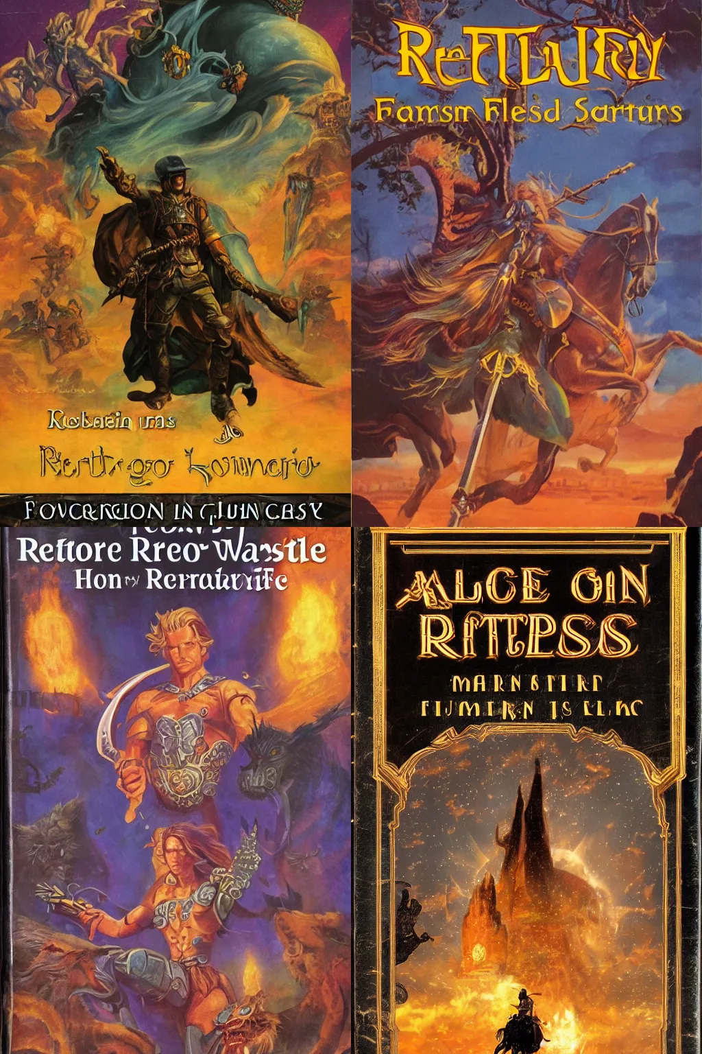 cover of a retro fantasy novel | Stable Diffusion | OpenArt