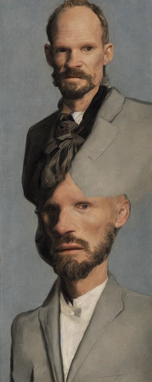 a portrait of Matthew Barney in New York City by | Stable Diffusion