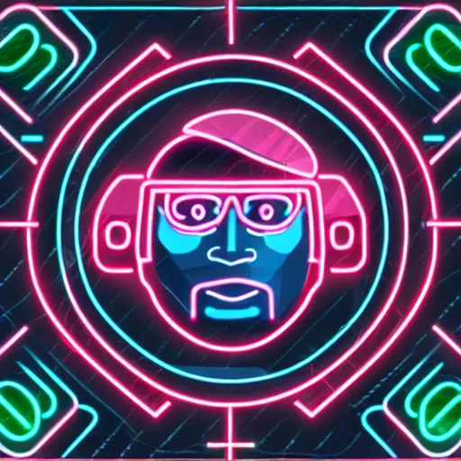 2d neon vector art of David Bowey | Stable Diffusion | OpenArt