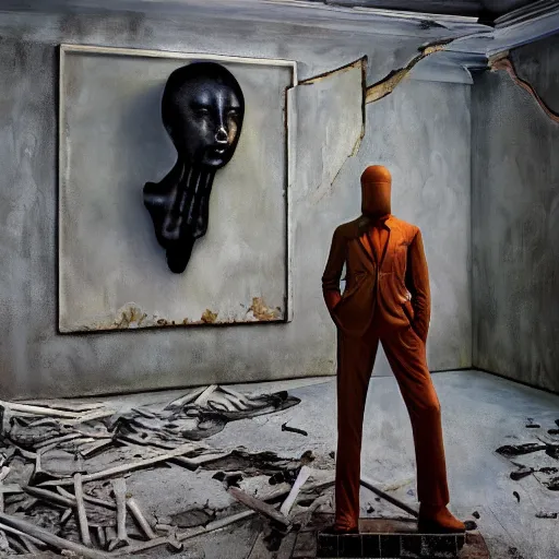 whimsical, hyperrealistic surrealism, neon sign, David | Stable ...