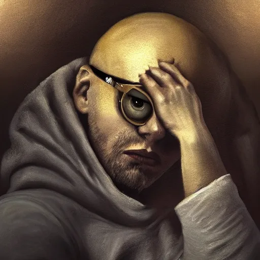 an epic painting of thinking face minion, deep in | Stable Diffusion ...