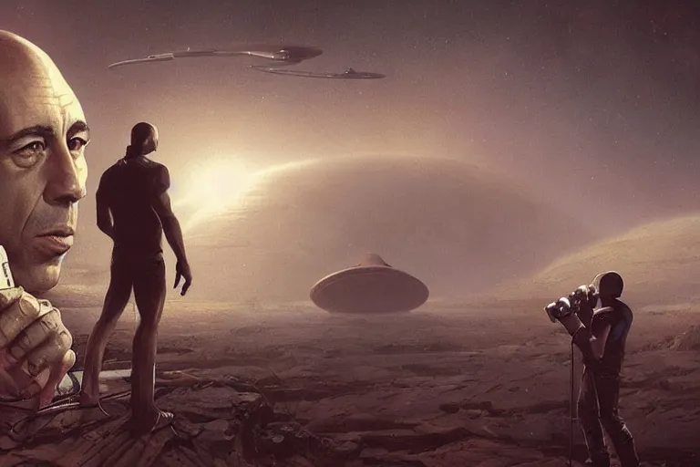 joe rogan interviewing an alien, octane render, by | Stable Diffusion ...