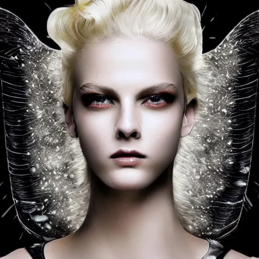 godlike awe-inspiring menacing Lucifer royal portrait, | Stable ...