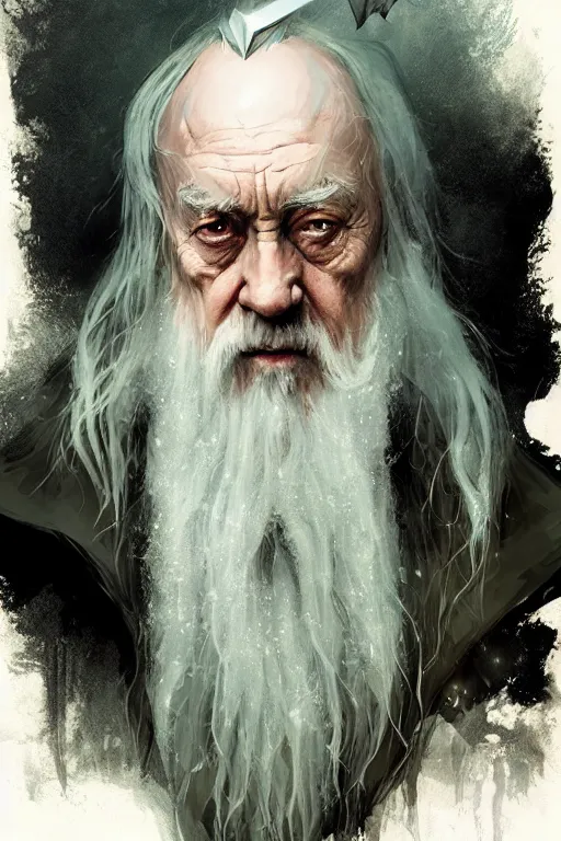 dumbledore, sorcerer, lord of the rings, tattoo, | Stable Diffusion ...