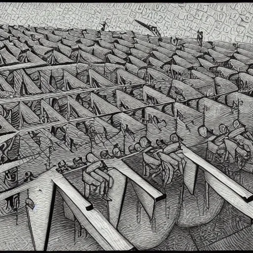 painting of software recursion by mc escher and van | Stable Diffusion | OpenArt