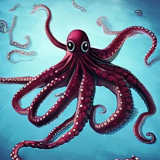 human octopus with glass hands | Stable Diffusion | OpenArt