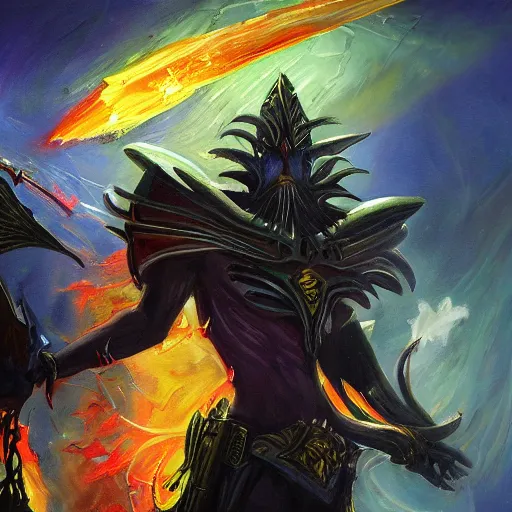 a painting of magic the gathering artwork | Stable Diffusion | OpenArt