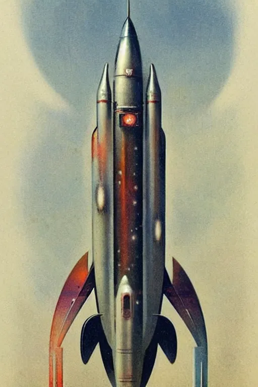 1 9 5 0 s retro future art deco rocket | Stable Diffusion | OpenArt