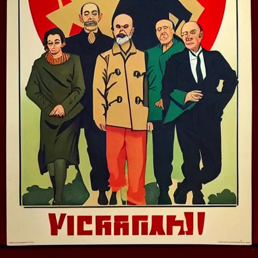the cast of seinfeld and vladimir lenin in an original | Stable ...