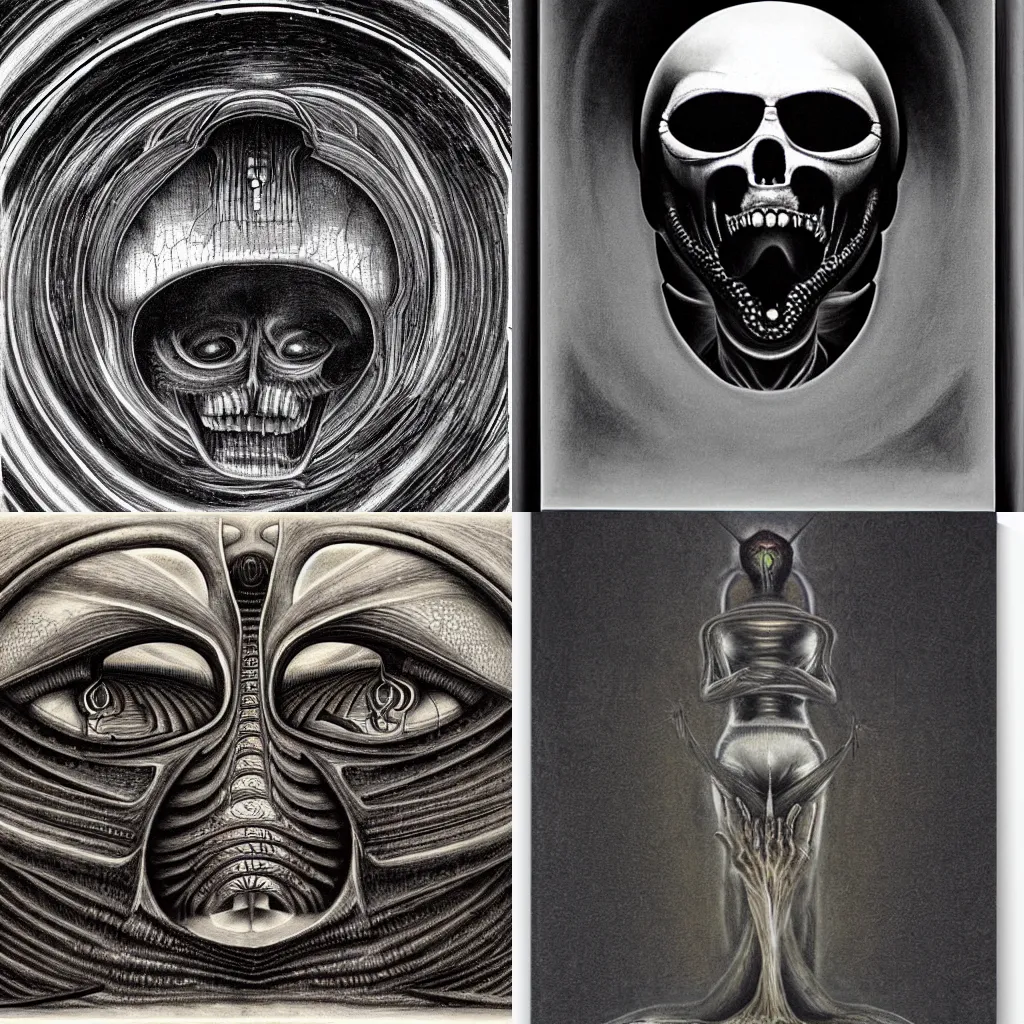 emptiness void nothingness by H.R. Giger | Stable Diffusion | OpenArt