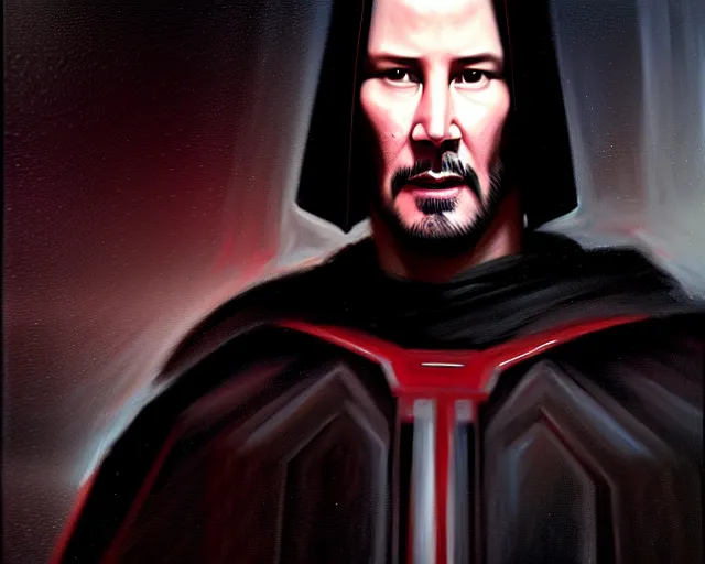 5 5 mm portrait photo of keanu reeves 1 as darth | Stable Diffusion ...
