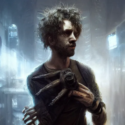 henry dorsett case, attractive shaggy cyborg, hacker, | Stable ...