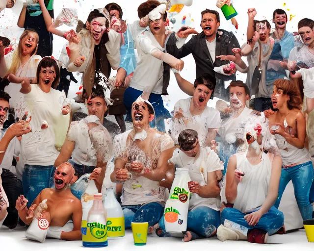 incredible absurd energetic advertisement for milk, a | Stable ...