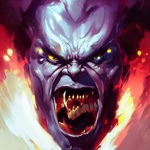 rage fury anger by greg rutkowski, frank frazetta, | Stable Diffusion