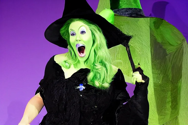 lauren boebert as the wicked witch of the west | Stable Diffusion