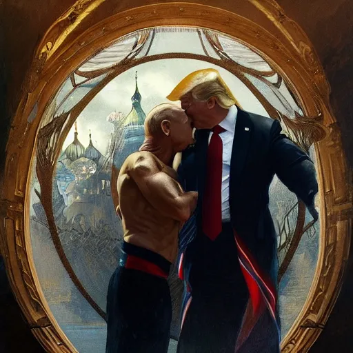 Donald Trump kissing vladimir putin gorgeous, amazing, | Stable ...