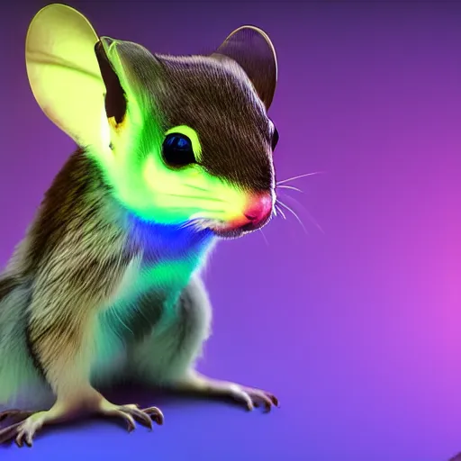 neon fluorescent, iridescent cute southern flying | Stable Diffusion ...