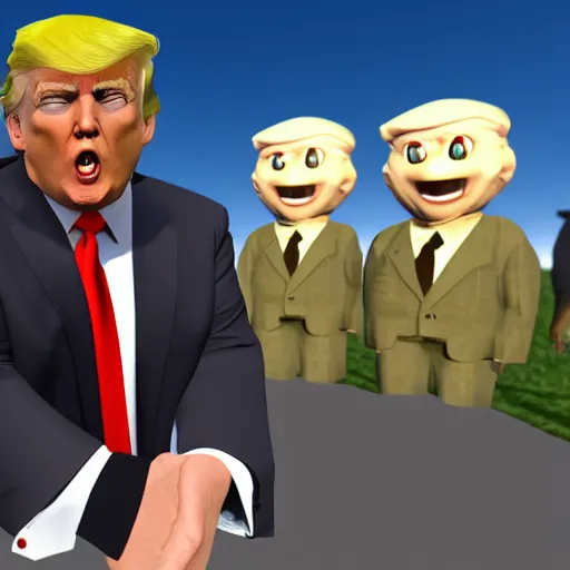 Donald Trump in gmod | Stable Diffusion | OpenArt