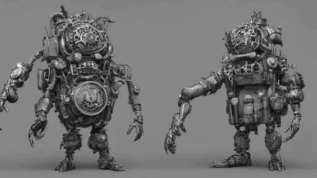 clockpunk overworked topology 3 d concept render, | Stable Diffusion | OpenArt