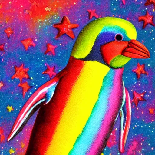 rainbow cosmic penguin | Stable Diffusion | OpenArt