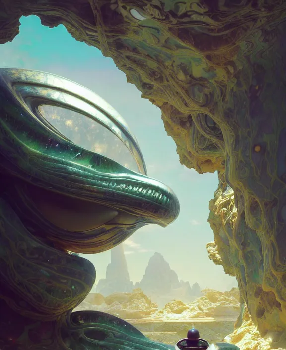 an alien world inside a marble, mottled coloring, | Stable Diffusion ...