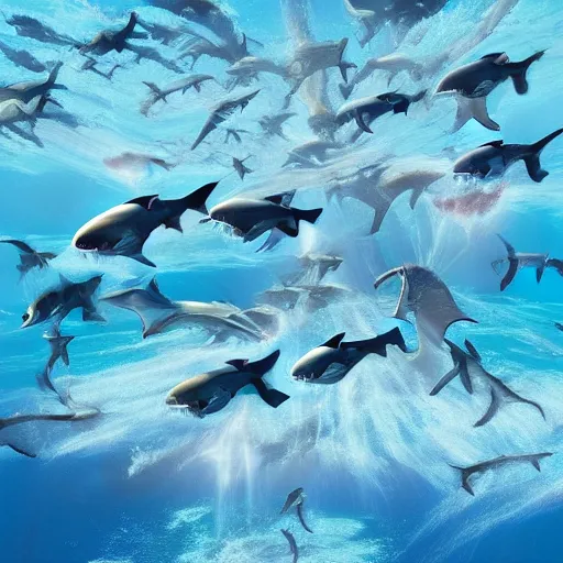 laser sharks | Stable Diffusion | OpenArt