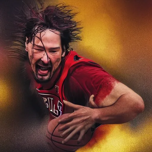 hyperrealistic mixed media image of Fat Keanu Reeves | Stable Diffusion ...