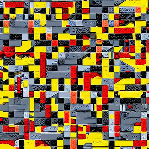 angry man stepping on legos, by m. c. escher | Stable Diffusion | OpenArt