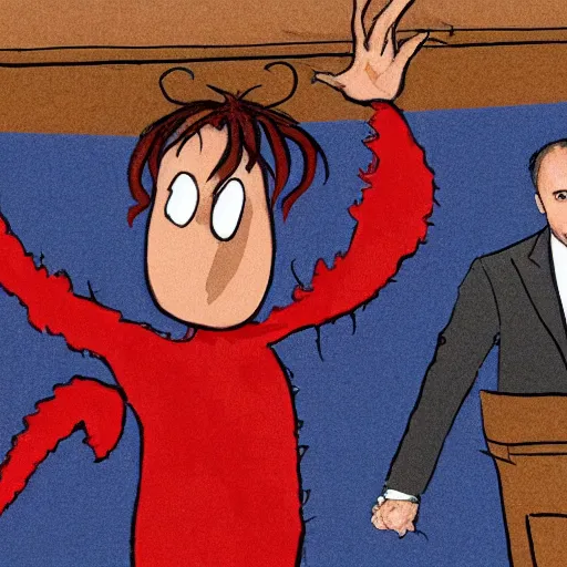 alex jones courtroom sketch court trial, interrupted | Stable Diffusion ...