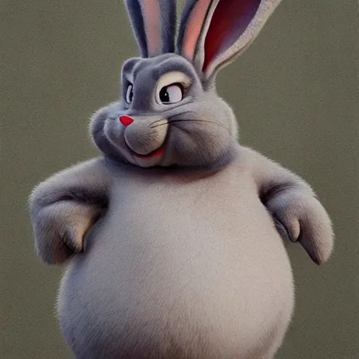 A badass photo of real life big chungus Bugs Bunny, | Stable Diffusion ...