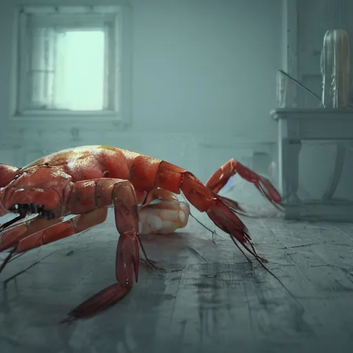 shrimp creepy as monster art by Mike Winkelmann, power | Stable Diffusion | OpenArt