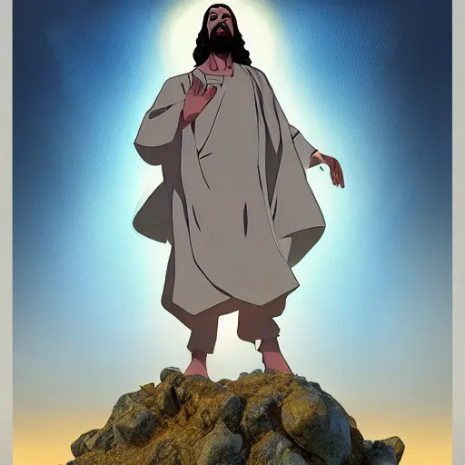 the transfiguration of jesus christ in the style of | Stable Diffusion ...