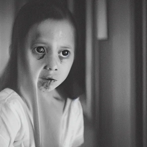 a cinematic film still of A horror film about an evil | Stable Diffusion