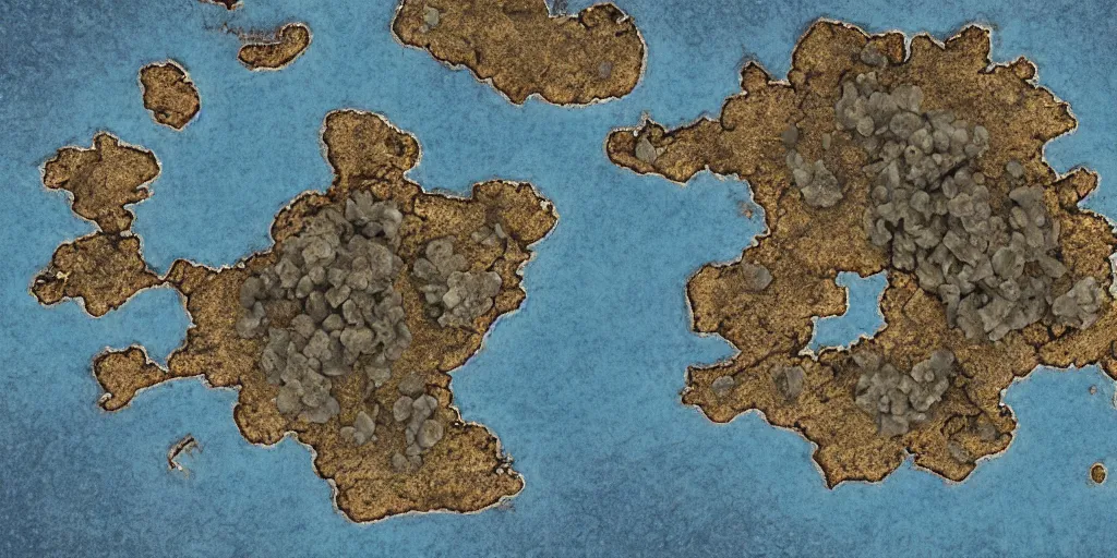 a salt covered island, gridless tabletop roleplaying | Stable Diffusion ...