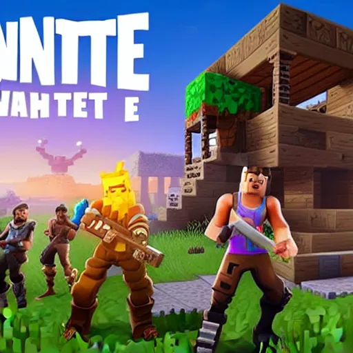 fortnite minecraft | Stable Diffusion | OpenArt