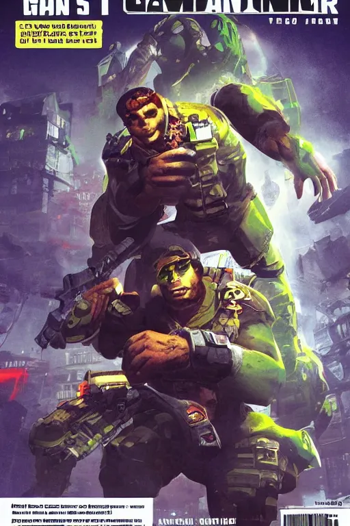 a scan of the cover of a game informer magazine | Stable Diffusion ...