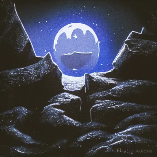 crystal growing in the moonlight | Stable Diffusion | OpenArt