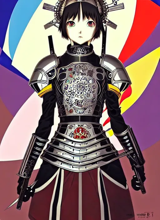 takashi murakami, ilya kuvshinov anime female knight | Stable Diffusion ...