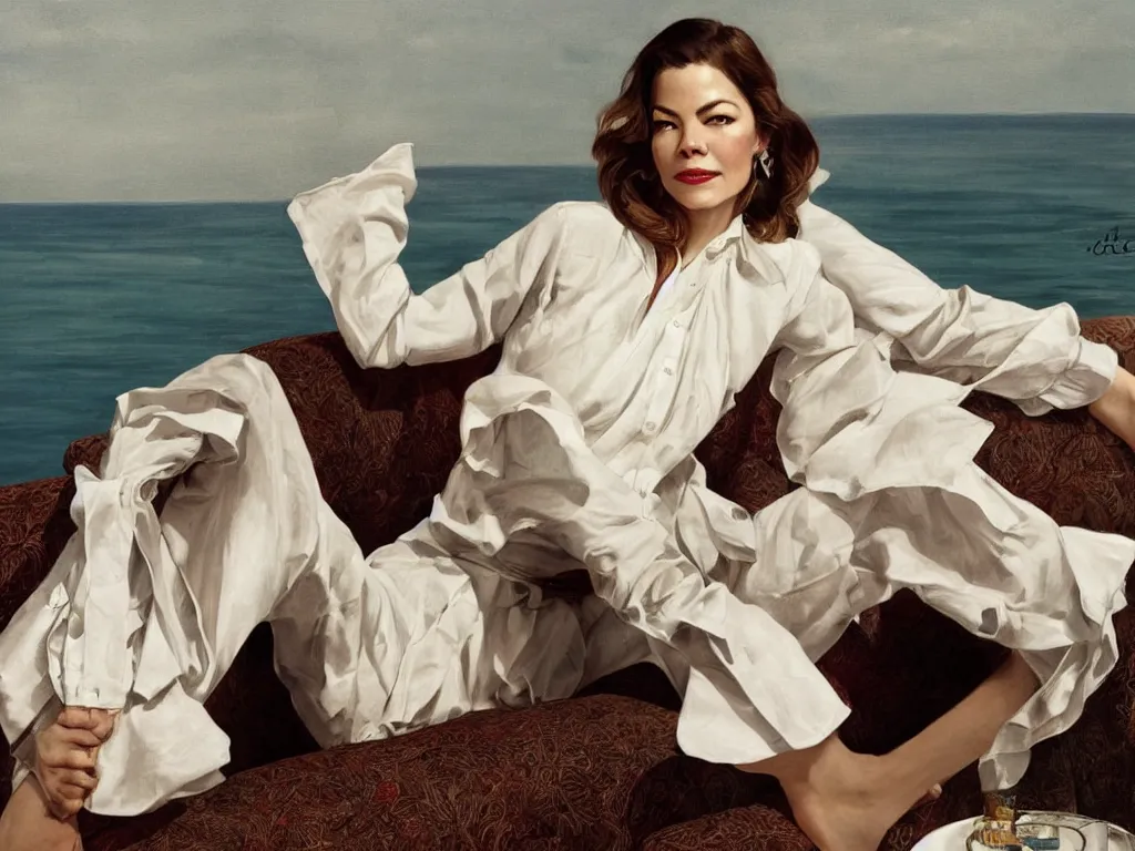 Michelle Monaghan Beach