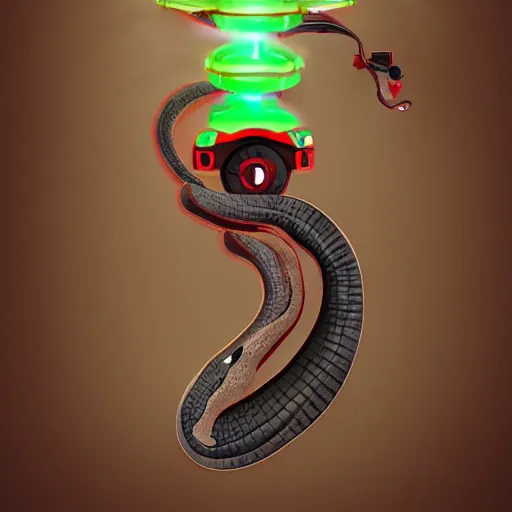 A snake with a funny hat standing on a hoverboard | Stable Diffusion ...